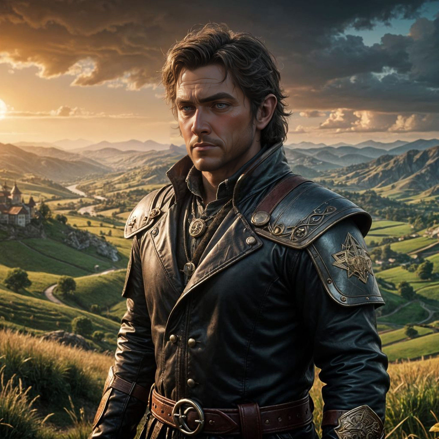 High Fantasy Halfling Wizard Portrait in Ethereal ... - AI Art