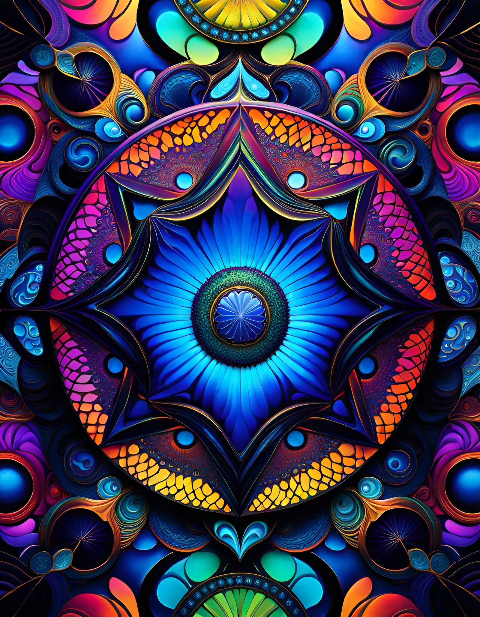 Abstract geometric psy-art 11jan24 - AI Generated Artwork - NightCafe ...