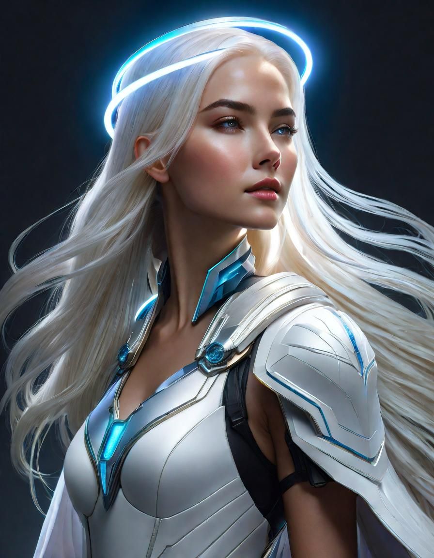 Android Angel - AI Generated Artwork - NightCafe Creator