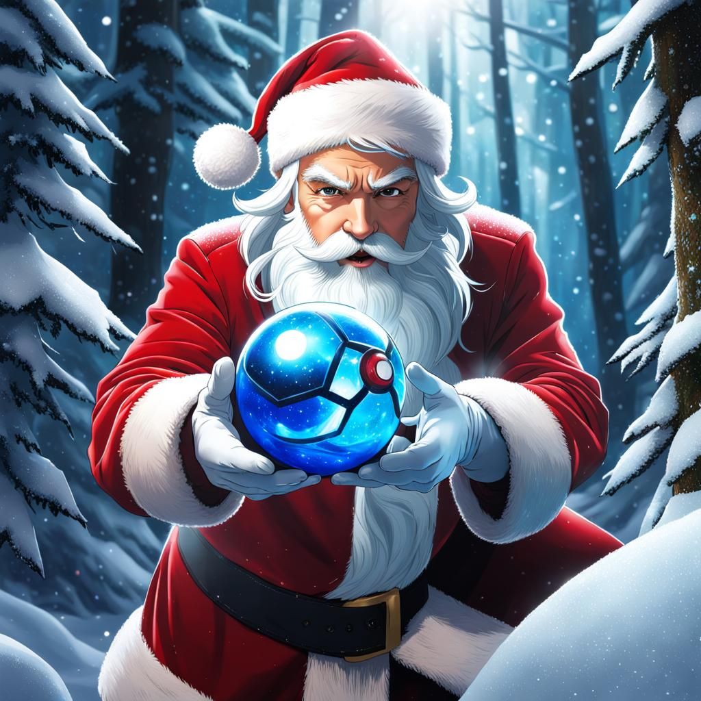 Santa Claus Poke Trainer - AI Generated Artwork - NightCafe Creator