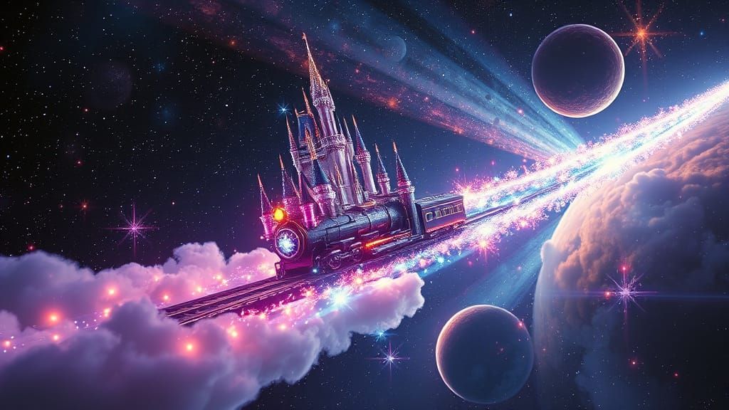 Cosmic Gobakka Train - Epic Cosmic Space Train in Celestial ...