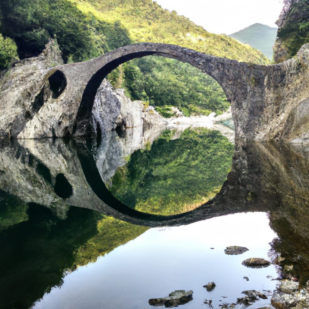 The Devil's Bridge - AI Generated Artwork - NightCafe Creator