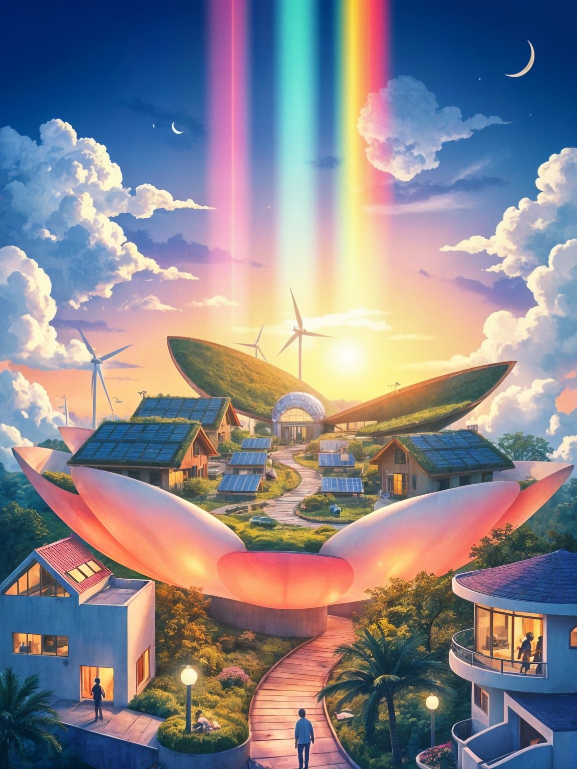 Solarpunk Settlement - Solarpunk Settlement