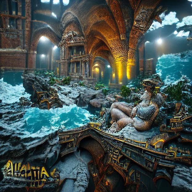 Atlantis rising - AI Generated Artwork - NightCafe Creator