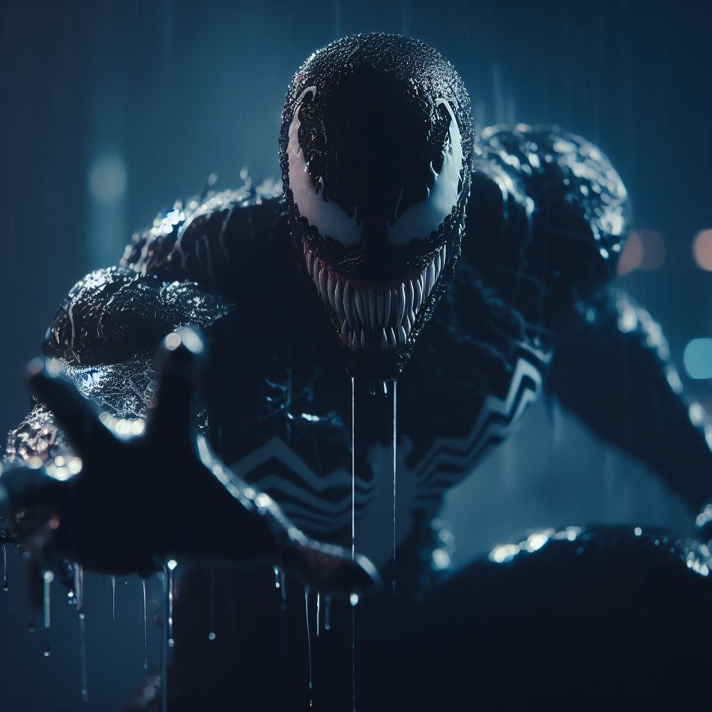Just Venom doing Venom stuff - AI Generated Artwork - NightCafe Creator