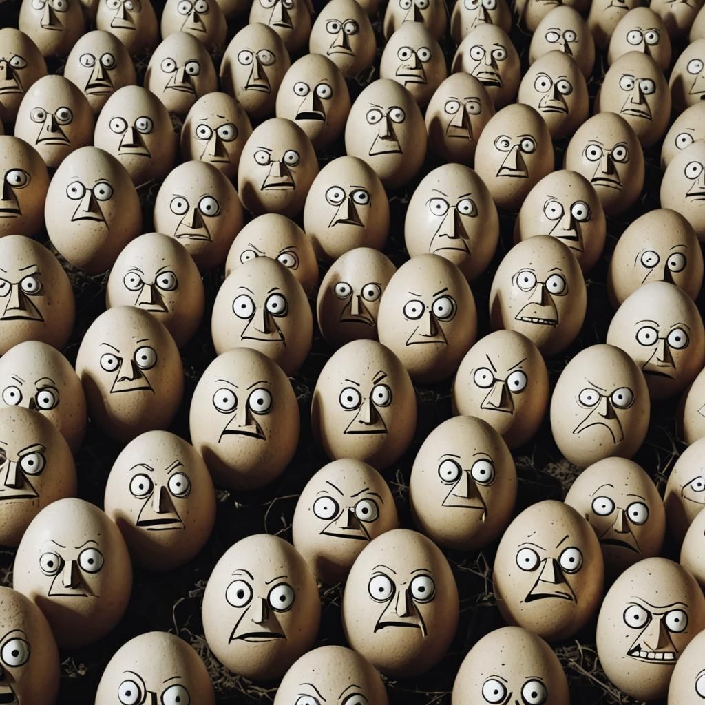 The egg people are going to do without you - AI Generated Artwork ...