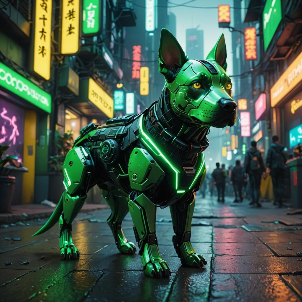 My lovely cyber-pet - AI Generated Artwork - NightCafe Creator