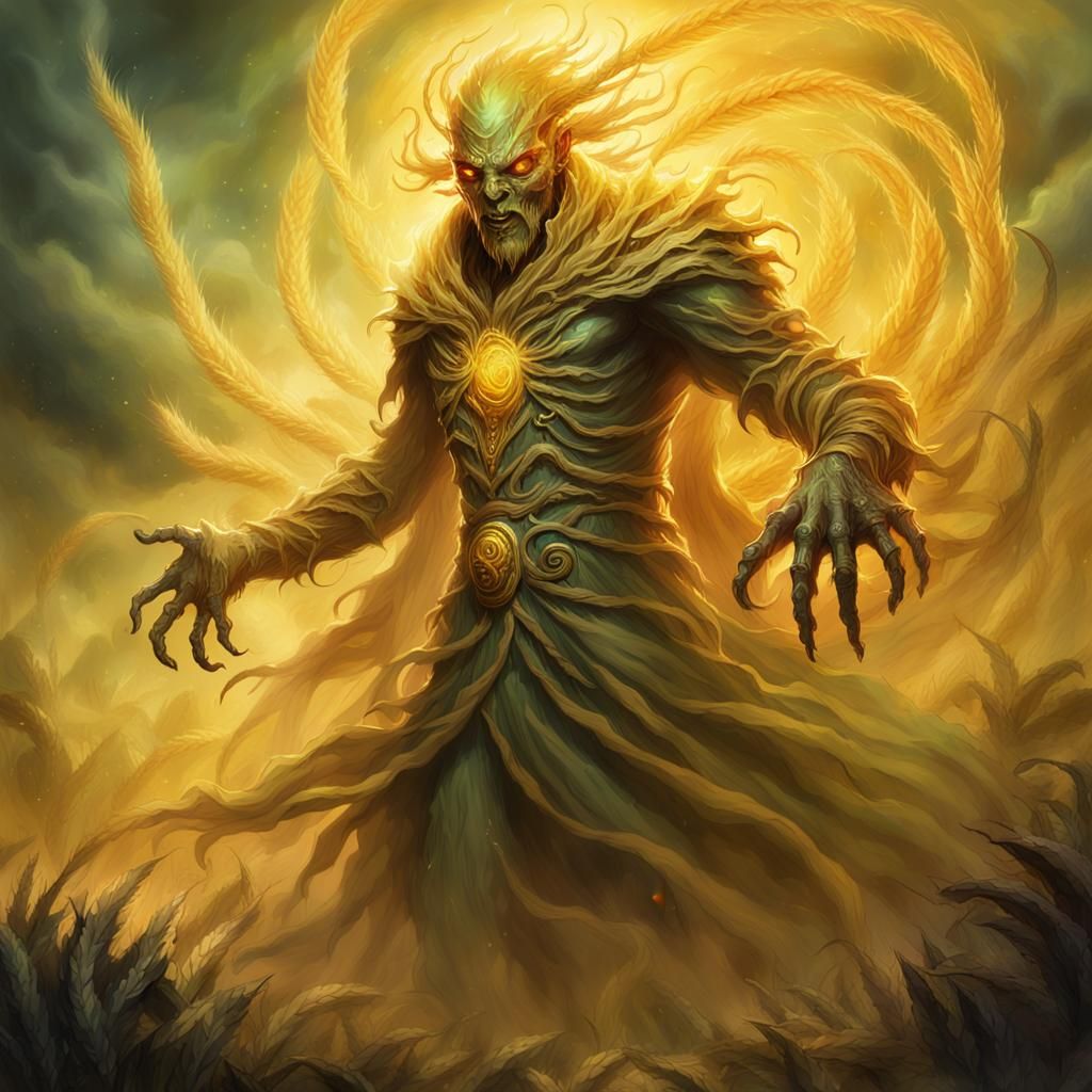 Whispering Wheat Wraith - AI Generated Artwork - NightCafe Creator