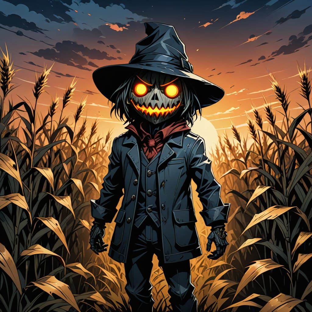 chibi nightmare scarecrow - Chibi Nightmare Scarecrow in Dar...