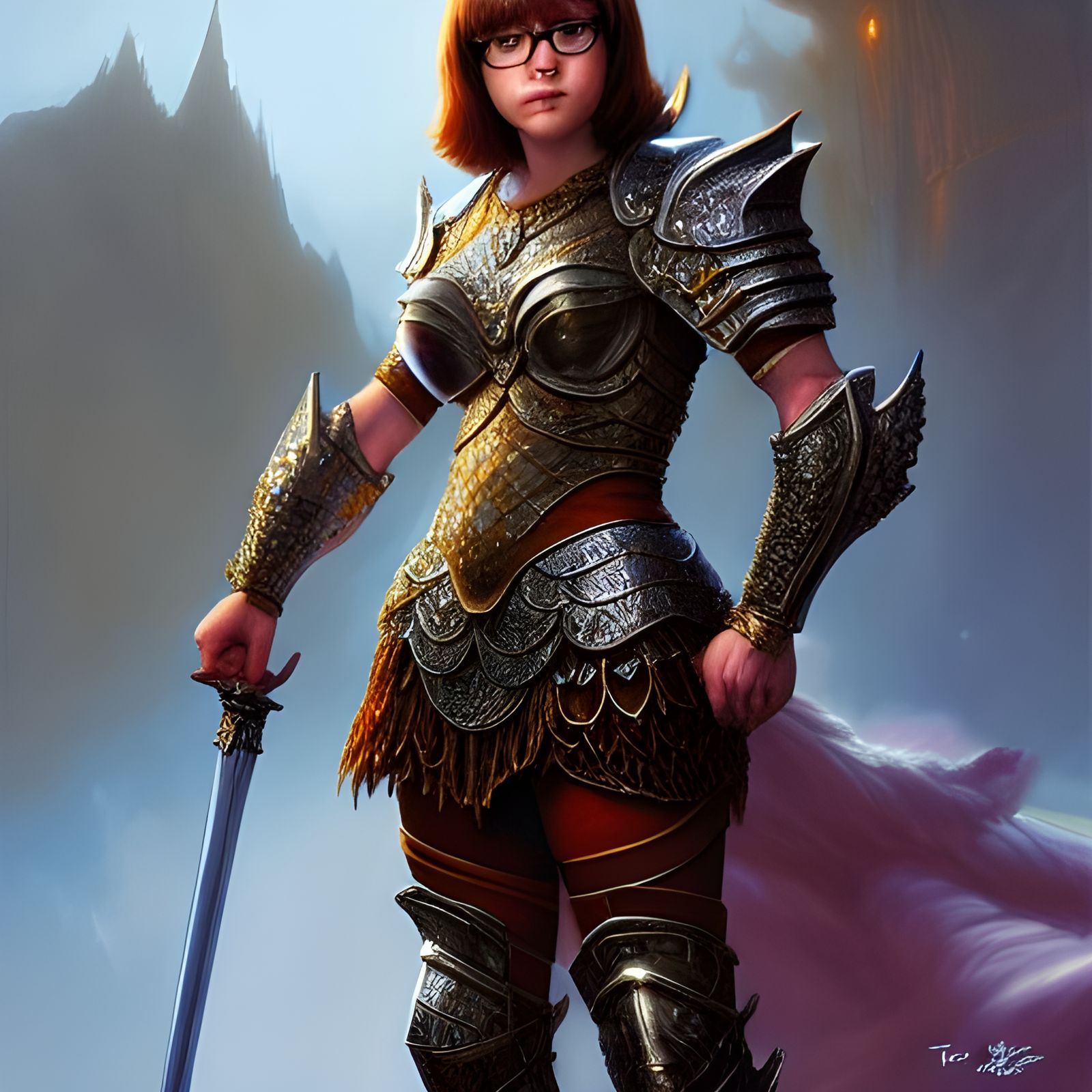 Velma of House Dinkley - AI Generated Artwork - NightCafe Creator
