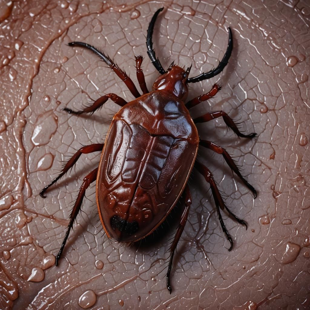 If a tick was a horror character - Grotesque Horror Tick Cra...