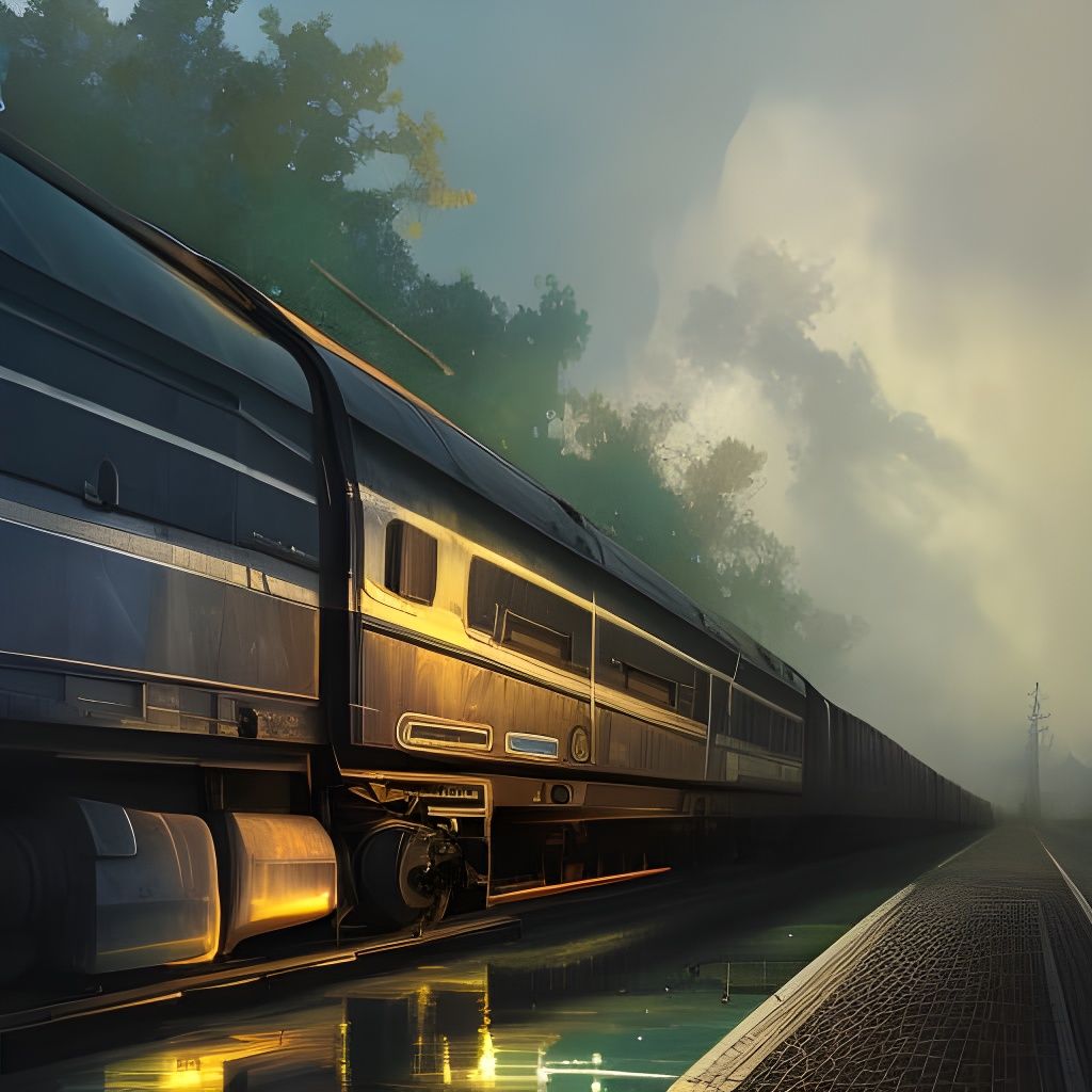 Choo choo train - AI Generated Artwork - NightCafe Creator