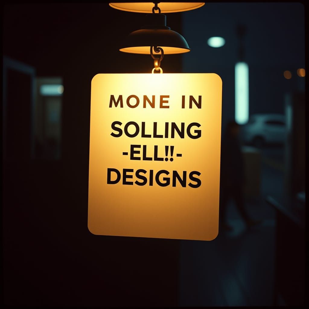 Cinematic Design Sales Notification in Vignette St... - AI Art