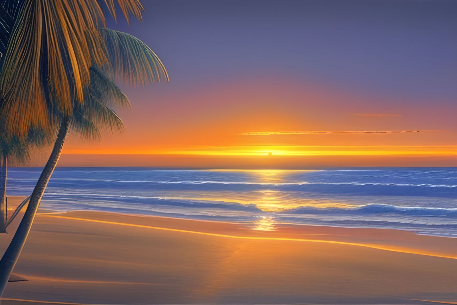 Sunset - AI Generated Artwork - NightCafe Creator