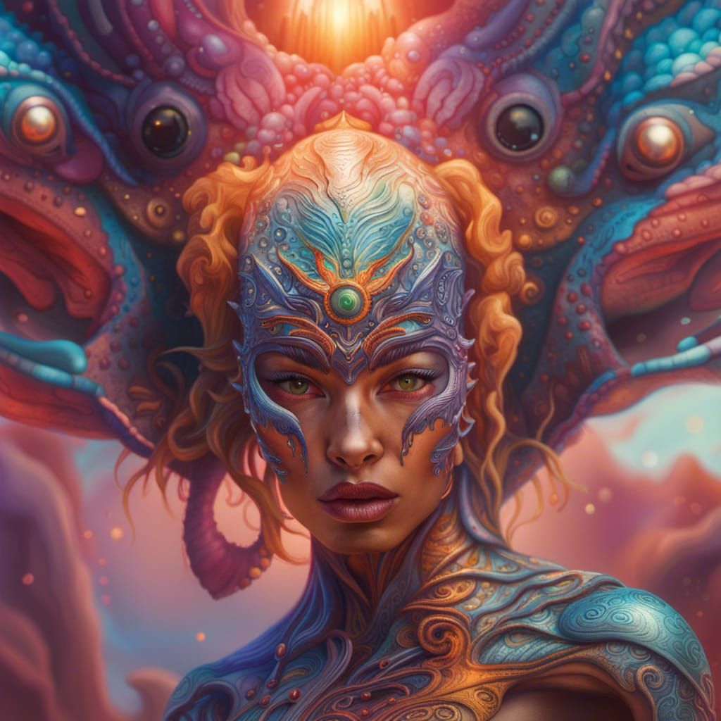 Alien princess - AI Generated Artwork - NightCafe Creator