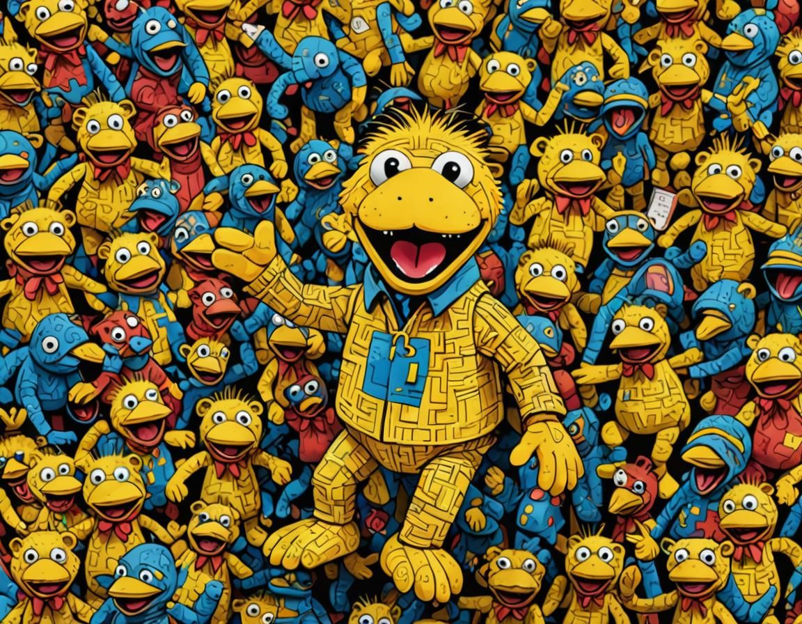 Flat Eric cartoon - AI Generated Artwork - NightCafe Creator