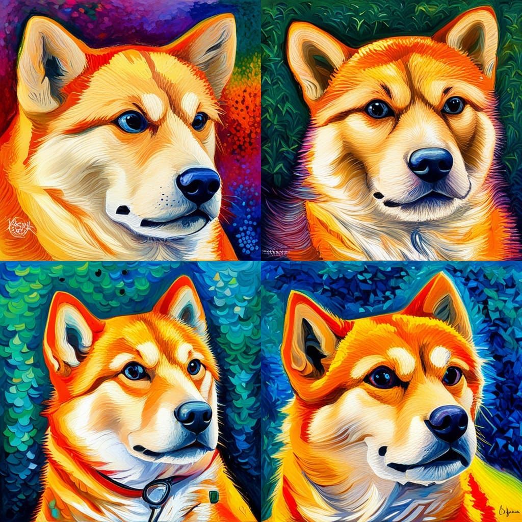 Shiba inu - AI Generated Artwork - NightCafe Creator