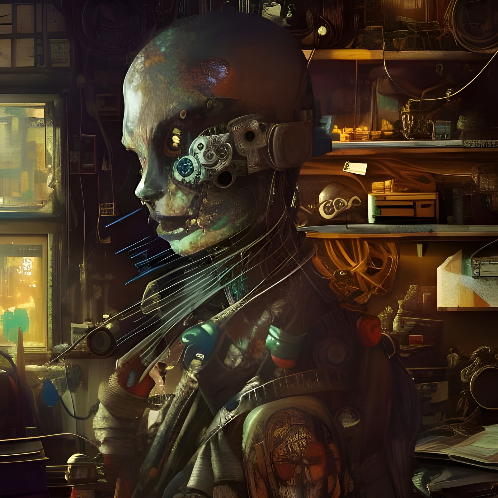 Workshop Bot - AI Generated Artwork - NightCafe Creator