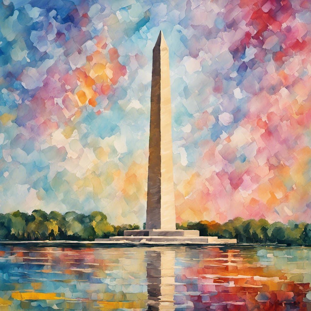 Washington Monument - AI Generated Artwork - NightCafe Creator