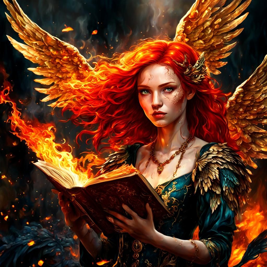 Stories of the fire fairies - AI Generated Artwork - NightCafe Creator