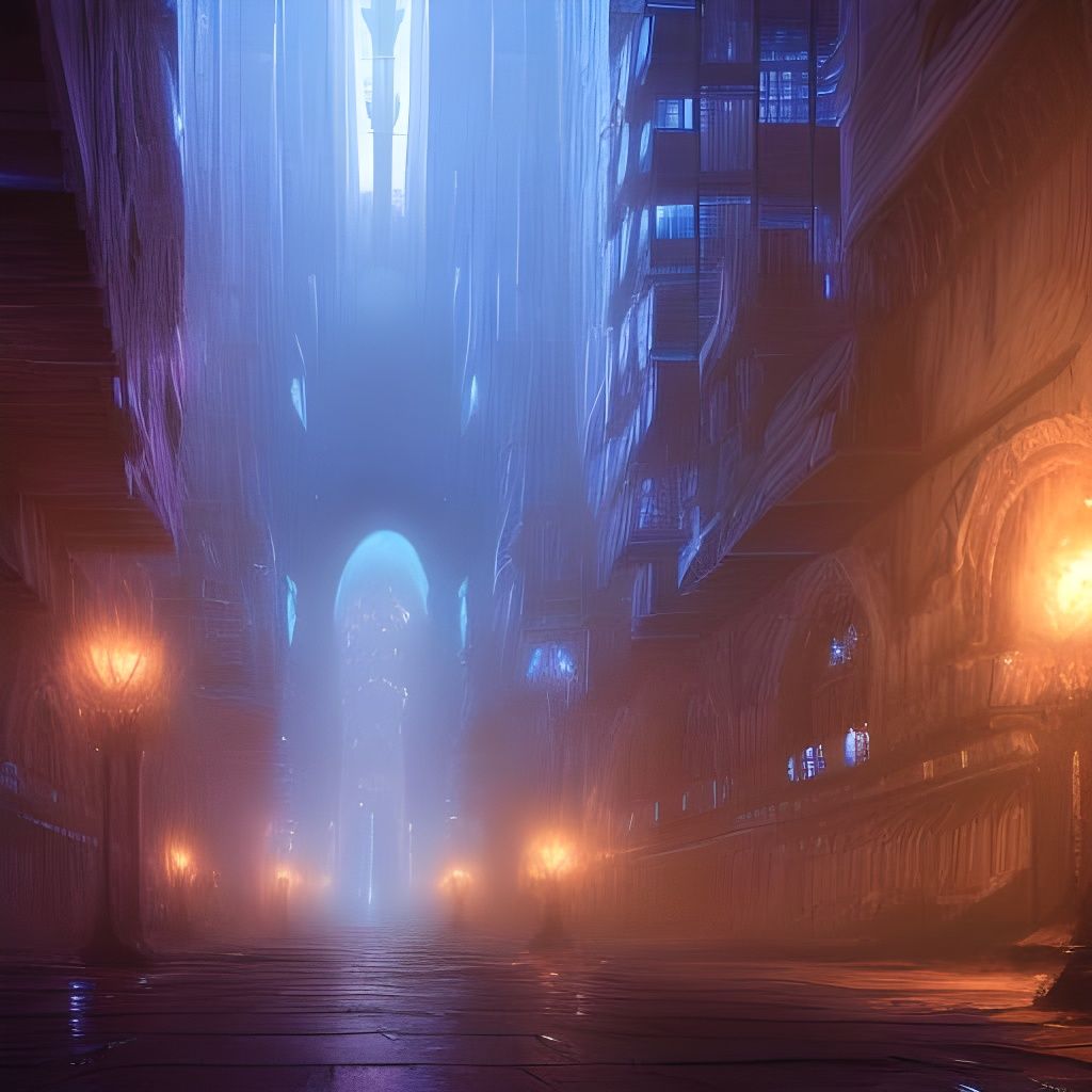 Crystal Capital - AI Generated Artwork - NightCafe Creator