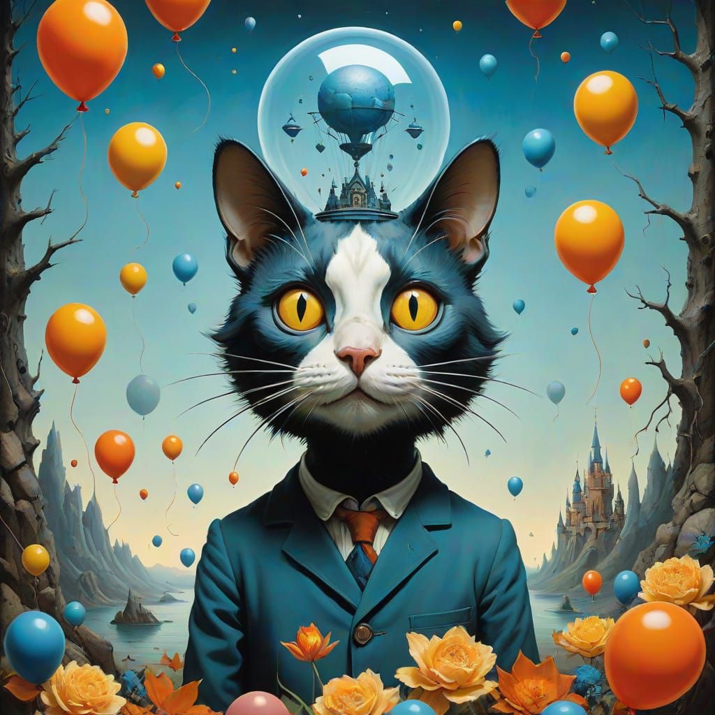 Surreal Steampunk Pinocchio's Nightmare in a Whims... - AI Art