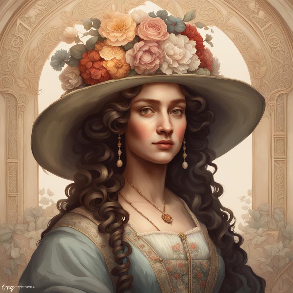 Mona Lisa in AI version - AI Generated Artwork - NightCafe Creator