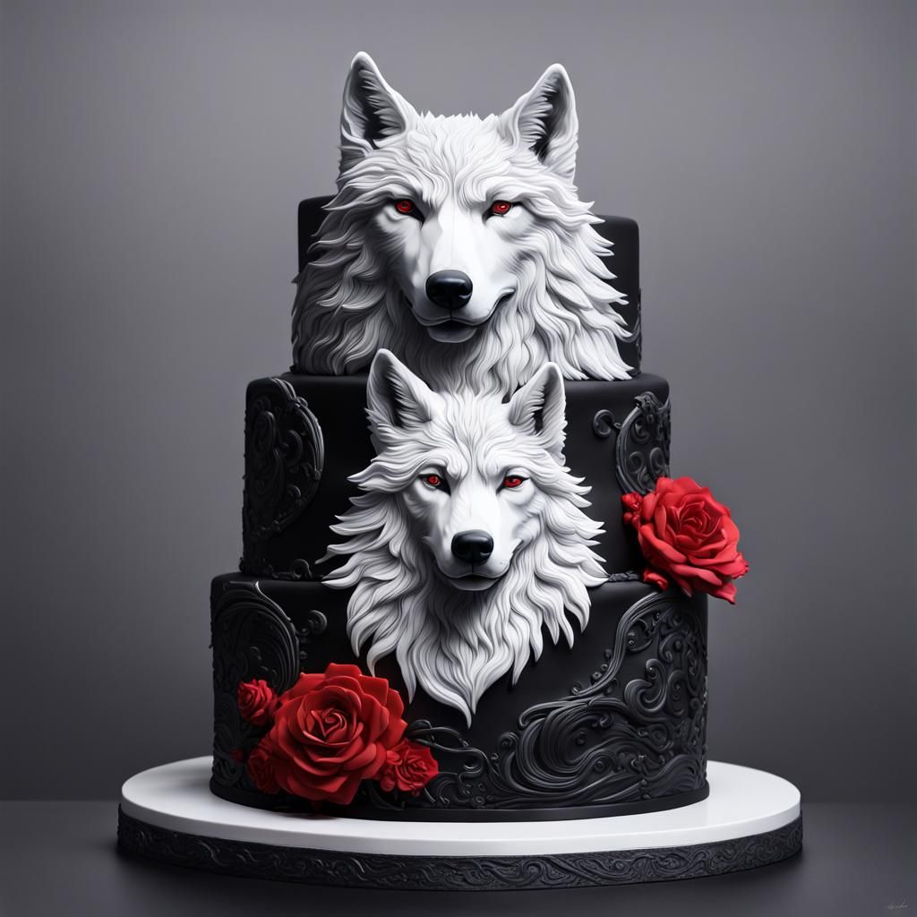 Wolf cake - AI Generated Artwork - NightCafe Creator
