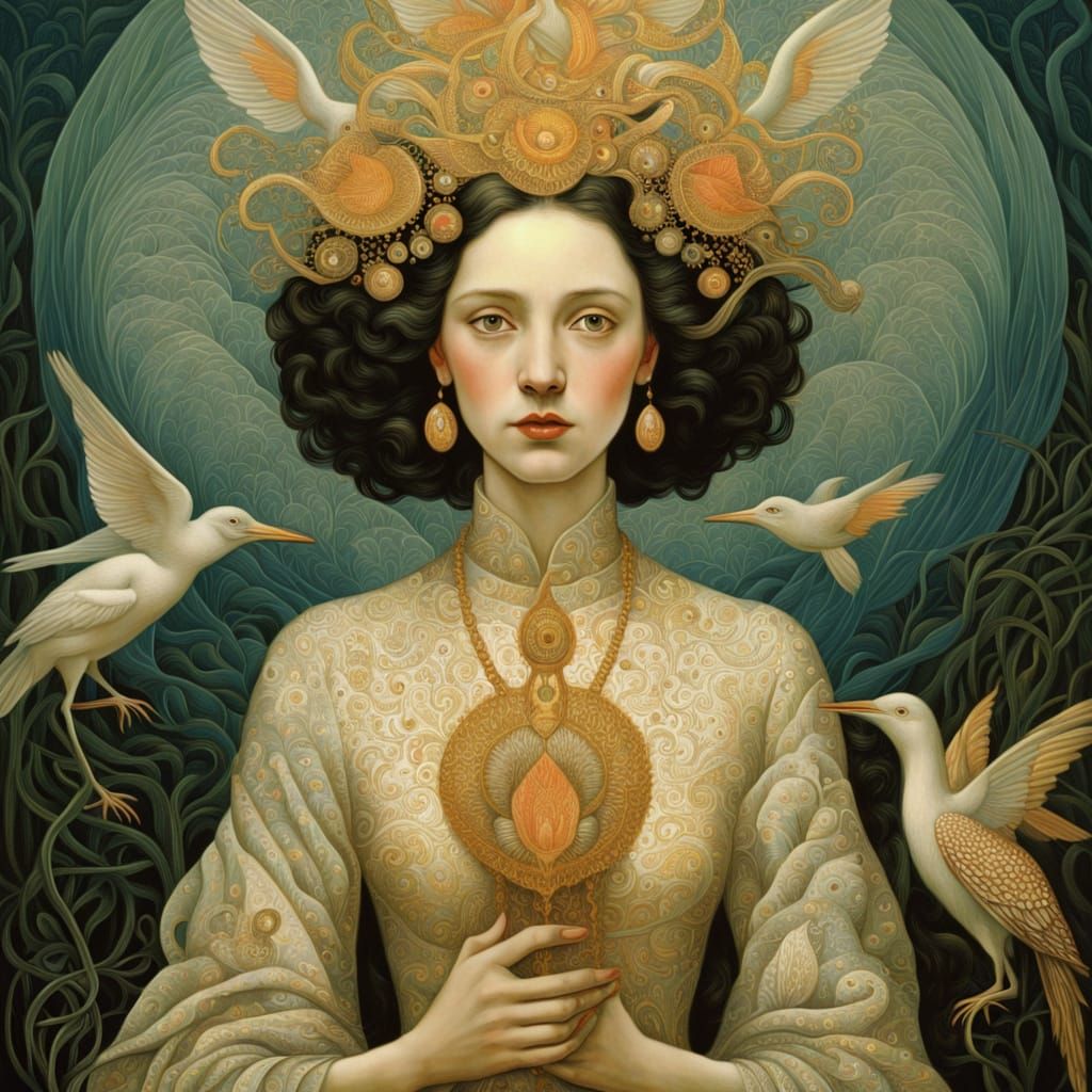 Surreal Scene of Twisted Doubt and Liberation in S... - AI Art