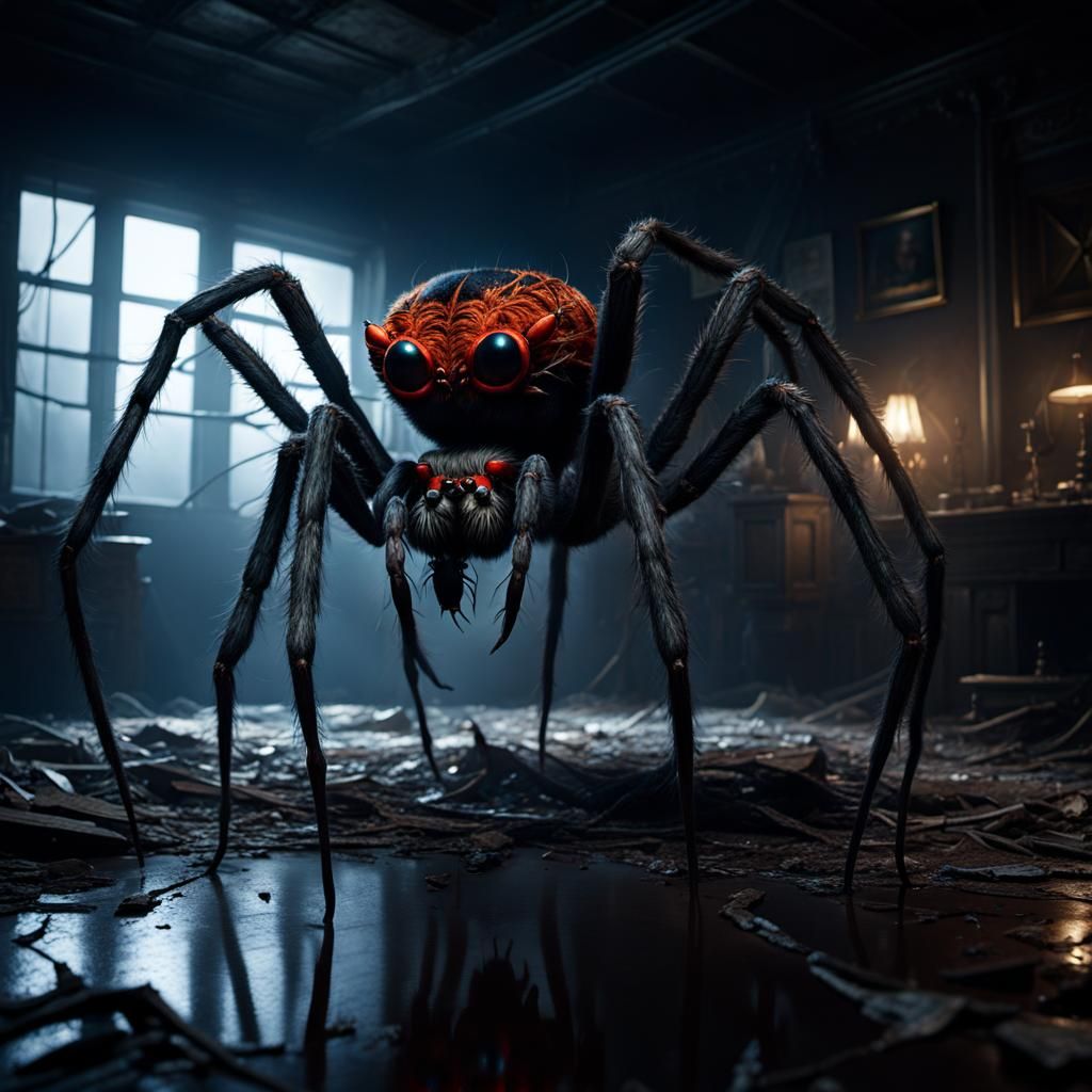 a humanoid spider-like creature - AI Generated Artwork - NightCafe Creator