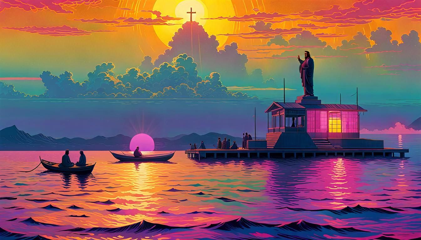 The Church Of The Sea - AI Generated Artwork - NightCafe Creator