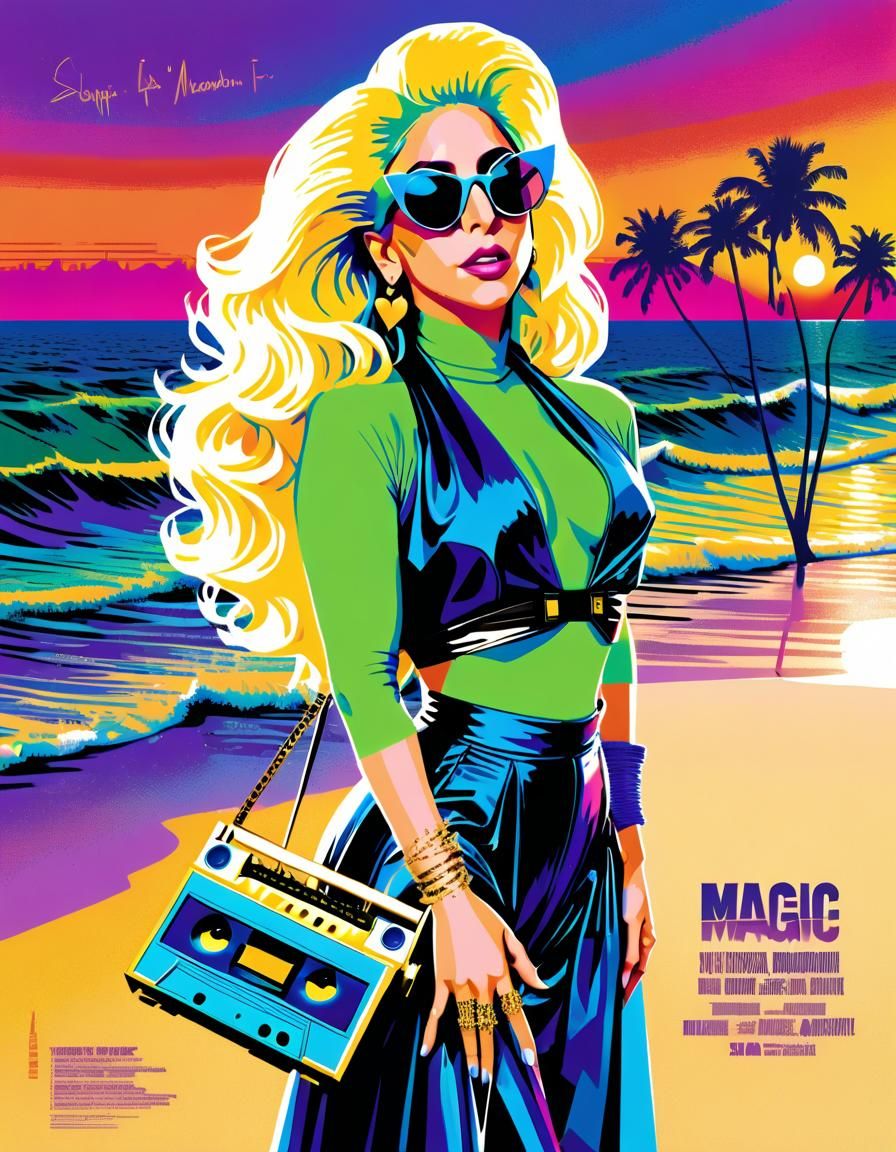 Magic of the 1980s - AI Generated Artwork - NightCafe Creator