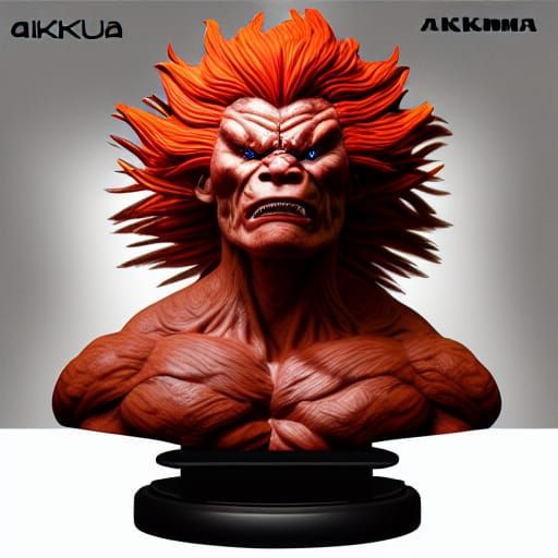 Akuma hyperdetailed lifelike detailed matte painting ZBrush Central ...