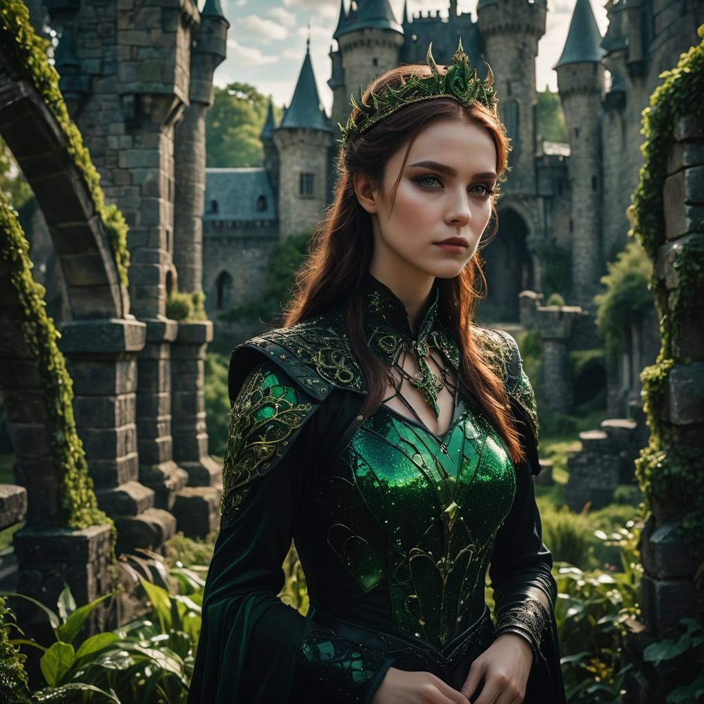 The green princess - AI Generated Artwork - NightCafe Creator