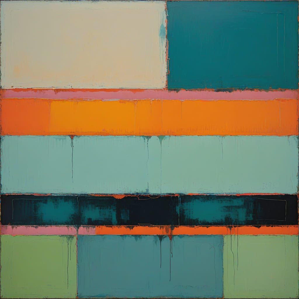 Surreal Abstract Landscape in Soft Colors with Neo... - AI Art