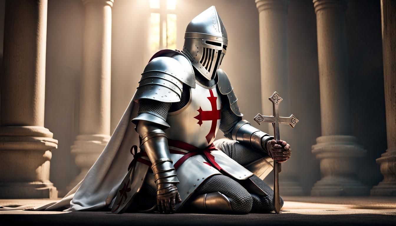 Knight Templar v1.0 - AI Generated Artwork - NightCafe Creator