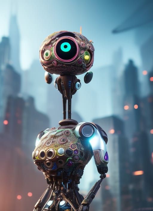 Bug Droid - AI Generated Artwork - NightCafe Creator