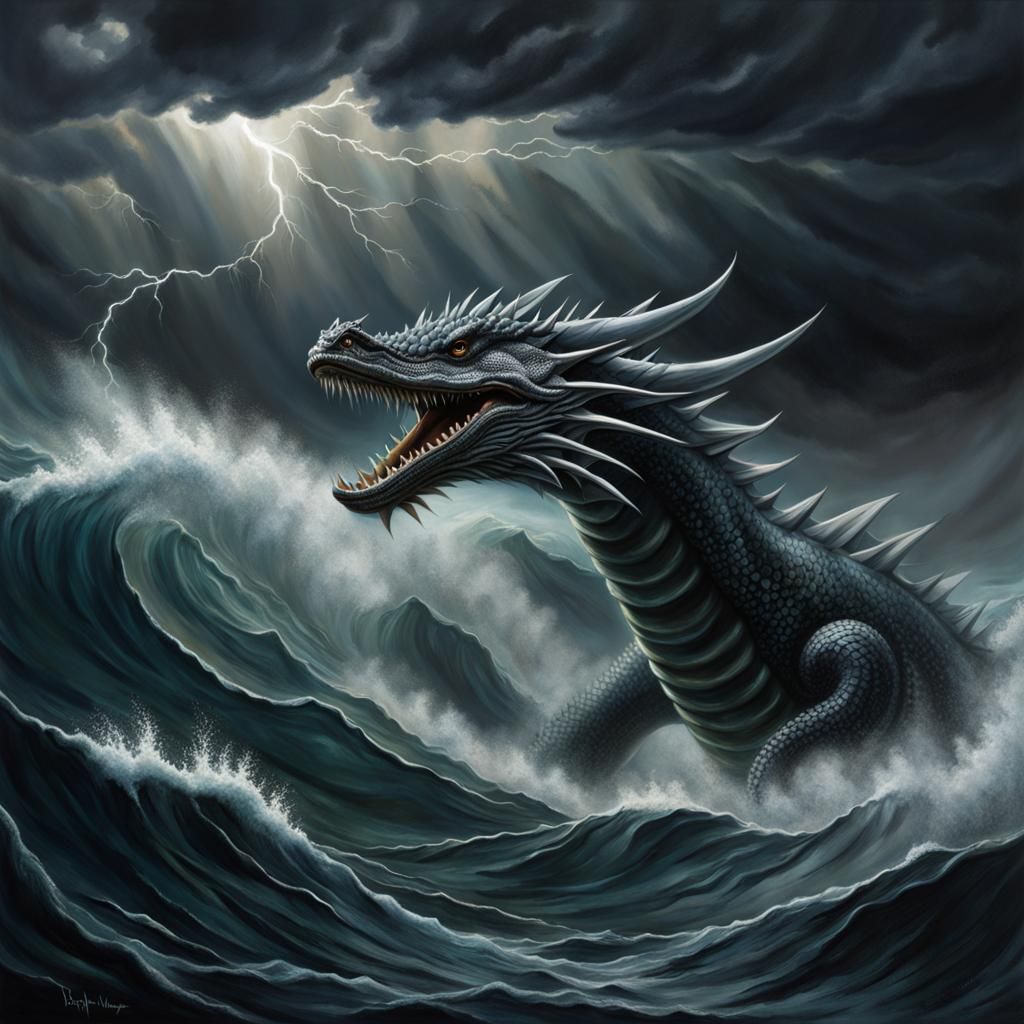 Stormbringer Leviathan - AI Generated Artwork - NightCafe Creator