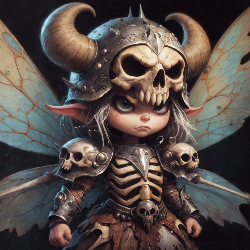 Bramble V4 - Pixie in Bone Armor