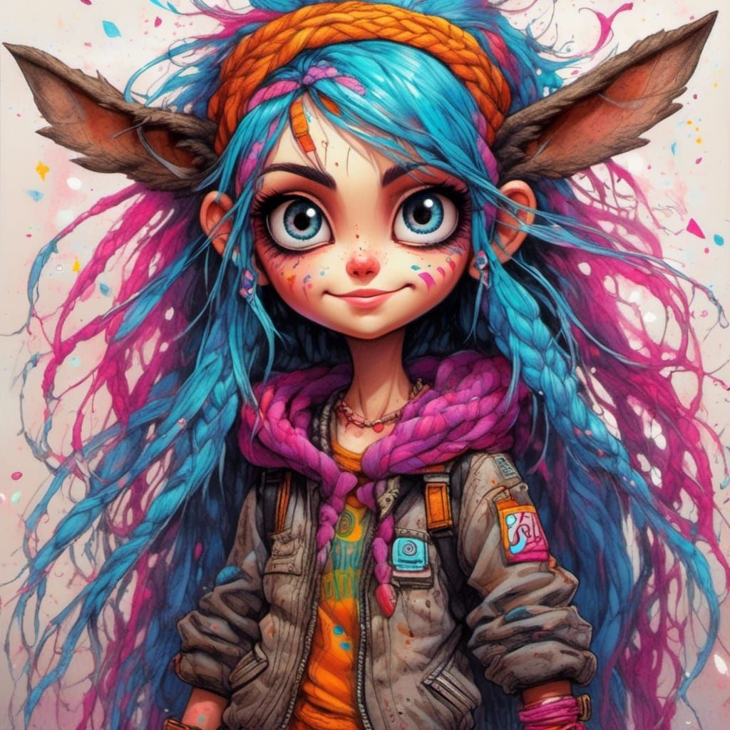 Whimsical Wandering Pixie - AI Generated Artwork - NightCafe Creator