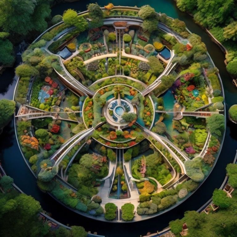 Mandala Garden I - AI Generated Artwork - NightCafe Creator