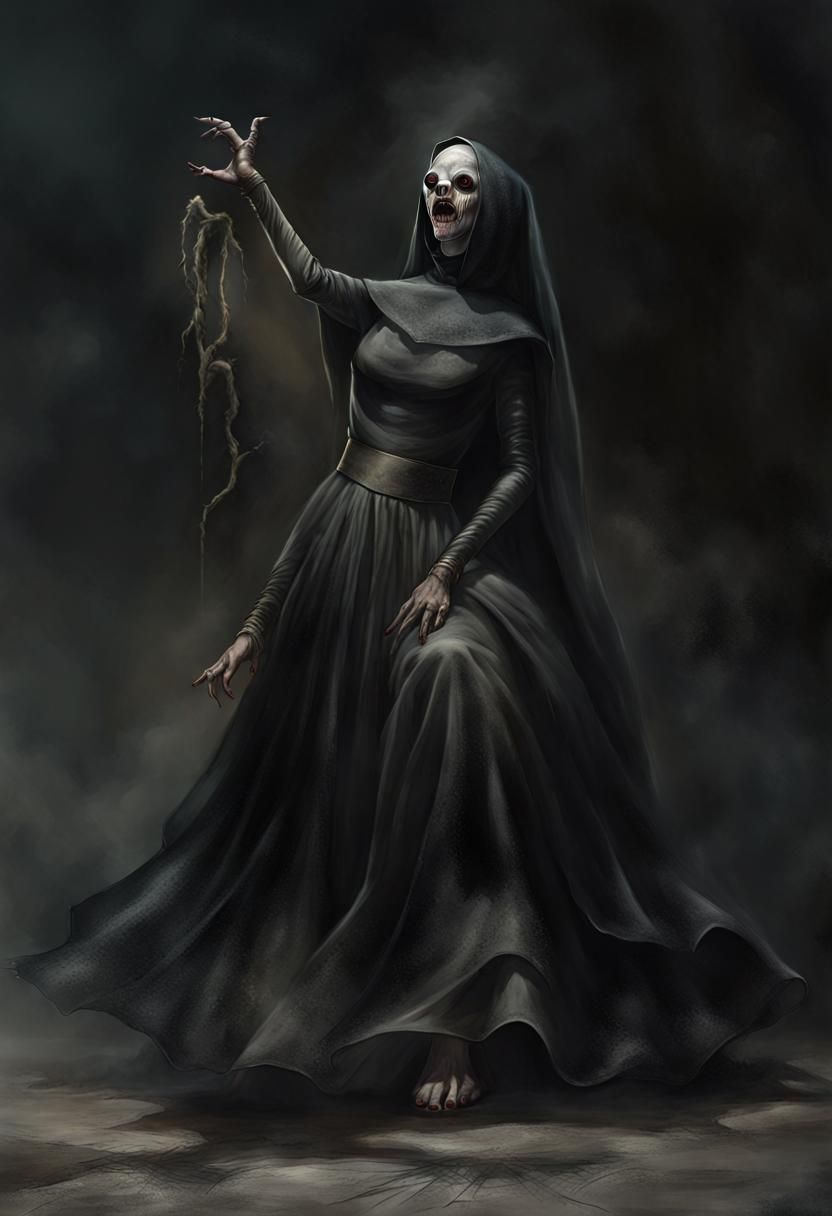 Zombie nun - AI Generated Artwork - NightCafe Creator