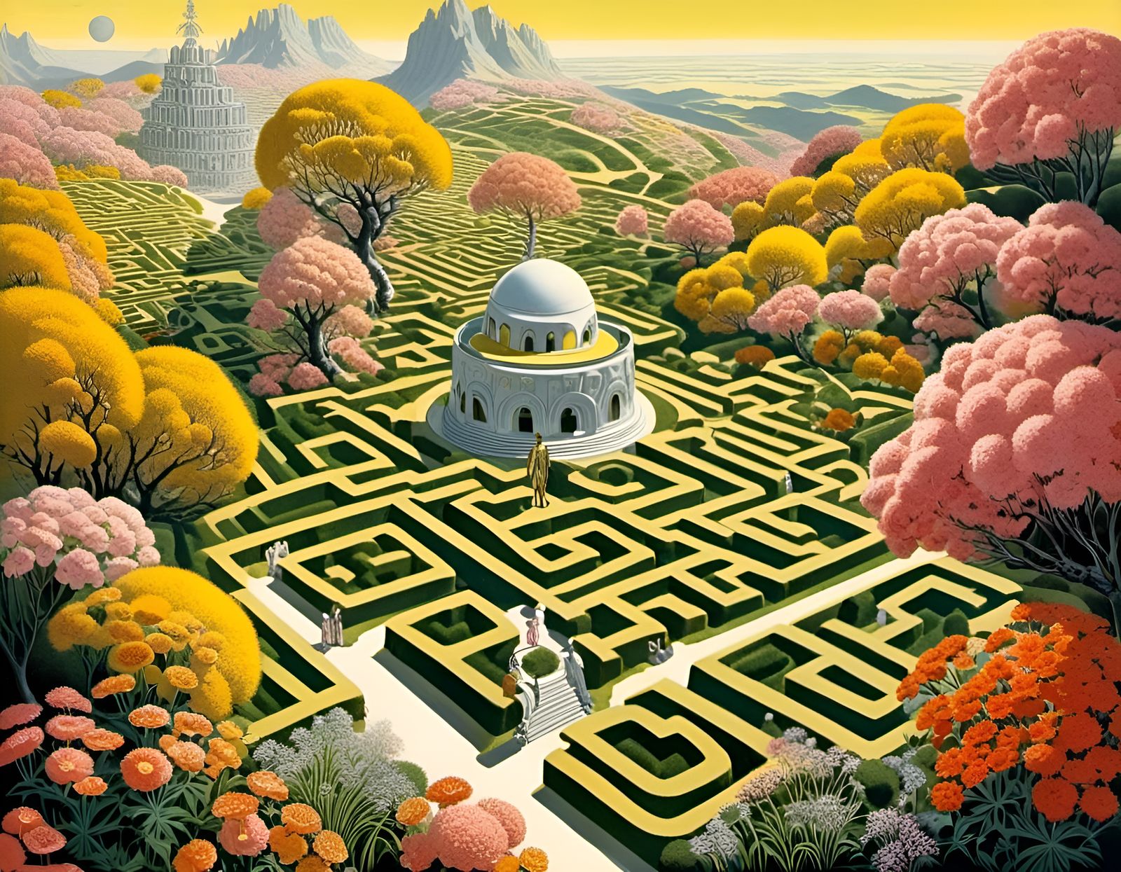 Welcome to Maze World! - AI Generated Artwork - NightCafe Creator