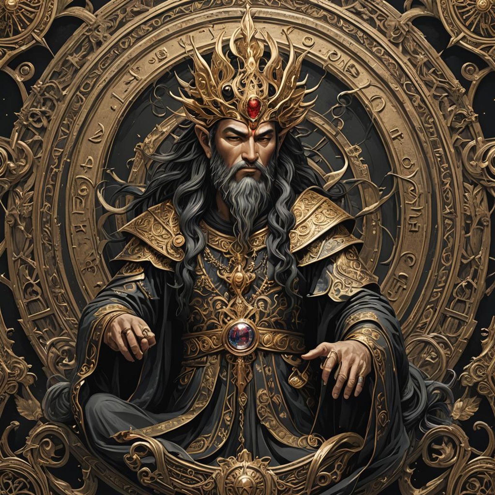 Nomeryn, God of Bad Luck - AI Generated Artwork - NightCafe Creator