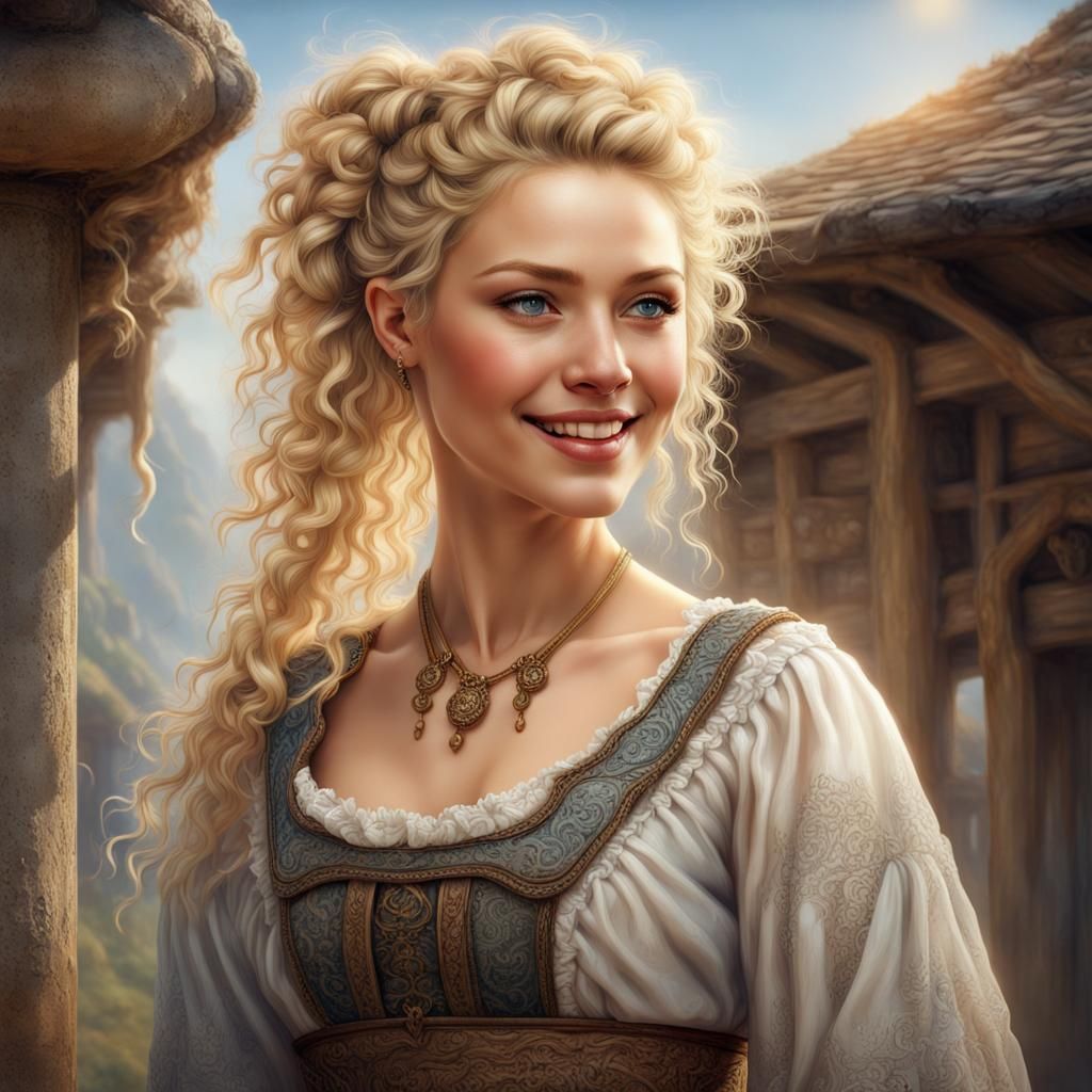 Farm girl, dnd - AI Generated Artwork - NightCafe Creator