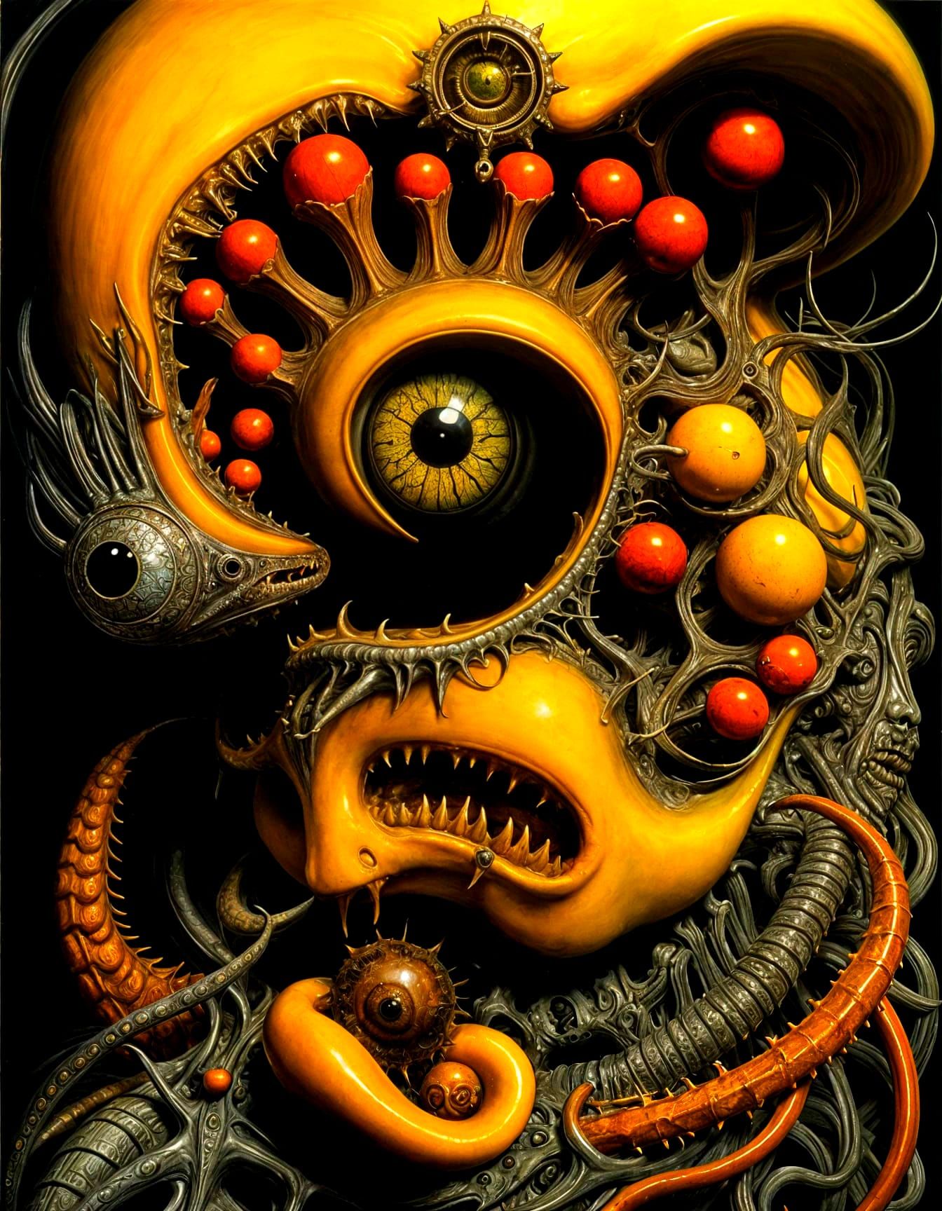 Cyborg Minion - Surreal Hyperrealistic Digital Oil Painting ...