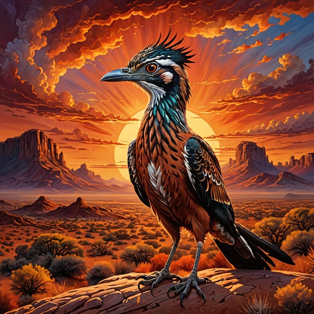 Roadrunner - AI Generated Artwork - NightCafe Creator