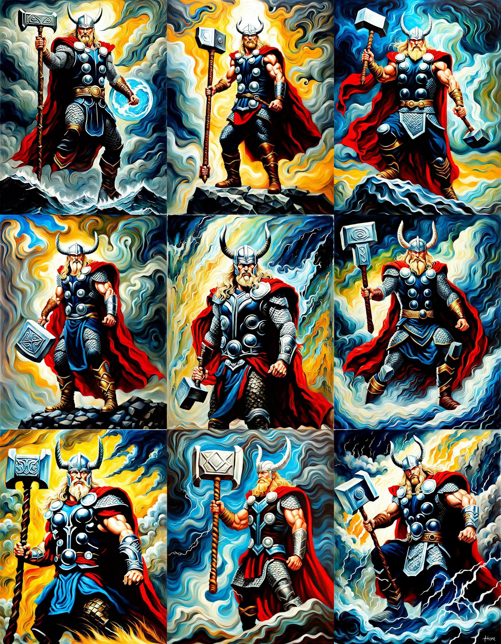 Thor - AI Generated Artwork - NightCafe Creator