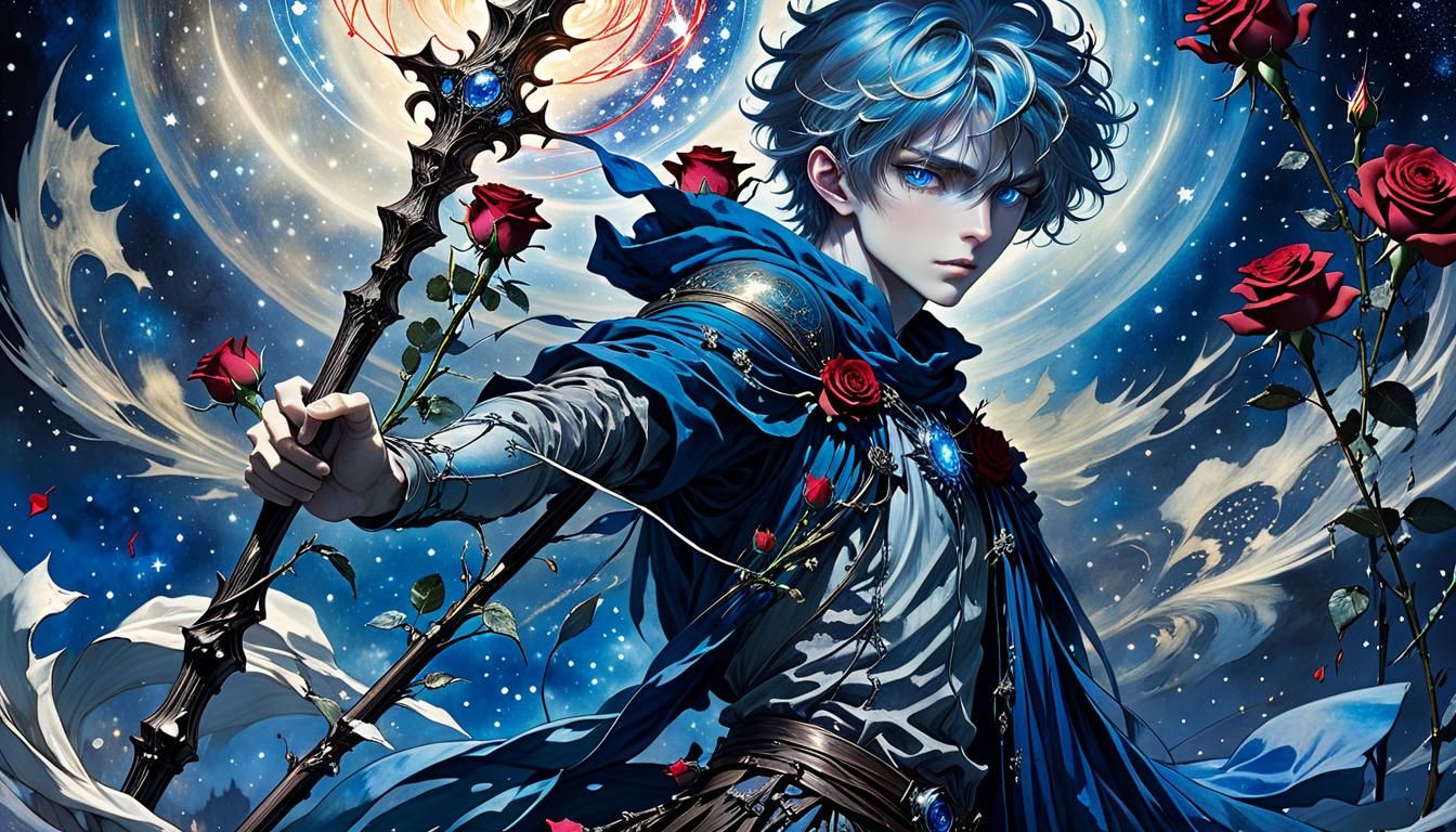 Staff of Roses - AI Generated Artwork - NightCafe Creator