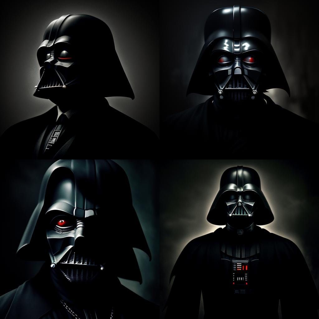 Darth Vader Steampunk Zombie Style as Elvis Presley - AI Generated Artwork - NightCafe Creator